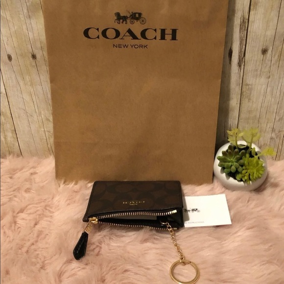 Coach | Accessories | Coach Mini Skinny Id Case Keyring | Poshmark